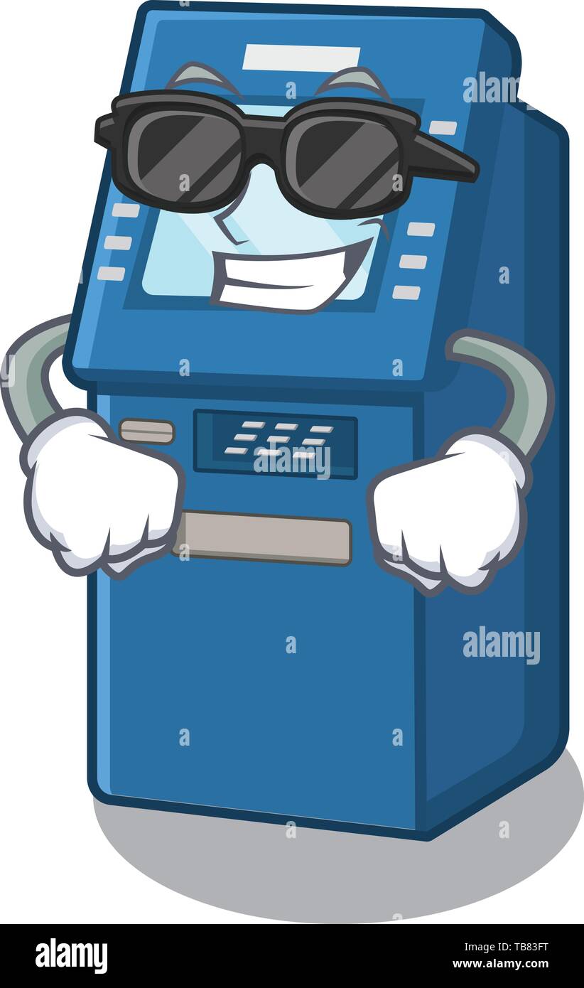 Super cool ATM machine in the cartoon shape Stock Vector Image & Art ...