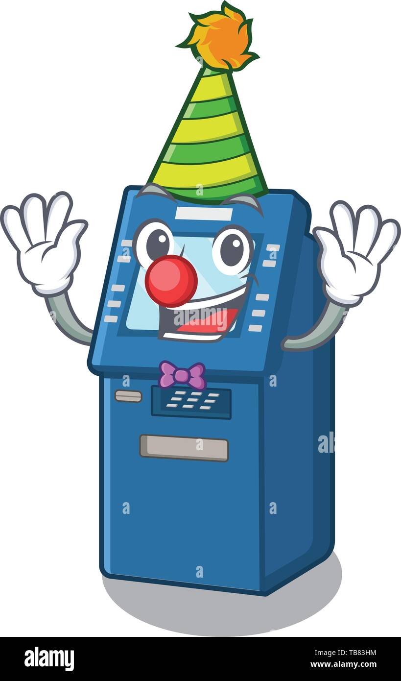 Clown ATM toys on the cartoon cupboard Stock Vector Image & Art - Alamy