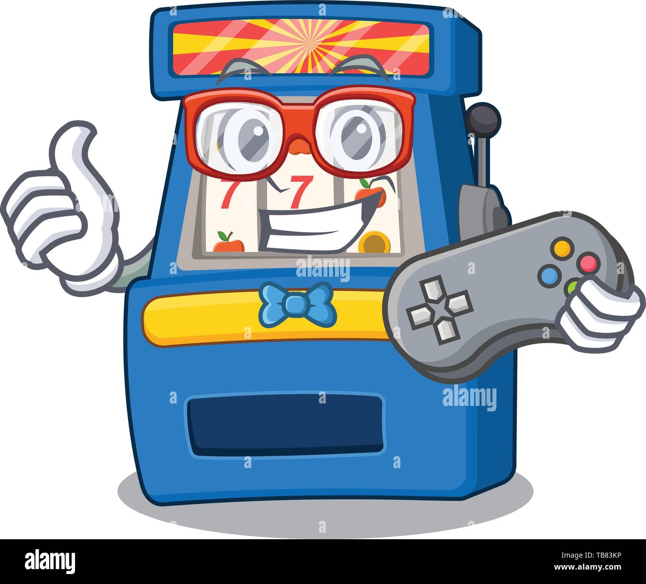 Casino slot machine with chair hi-res stock photography and images - Alamy