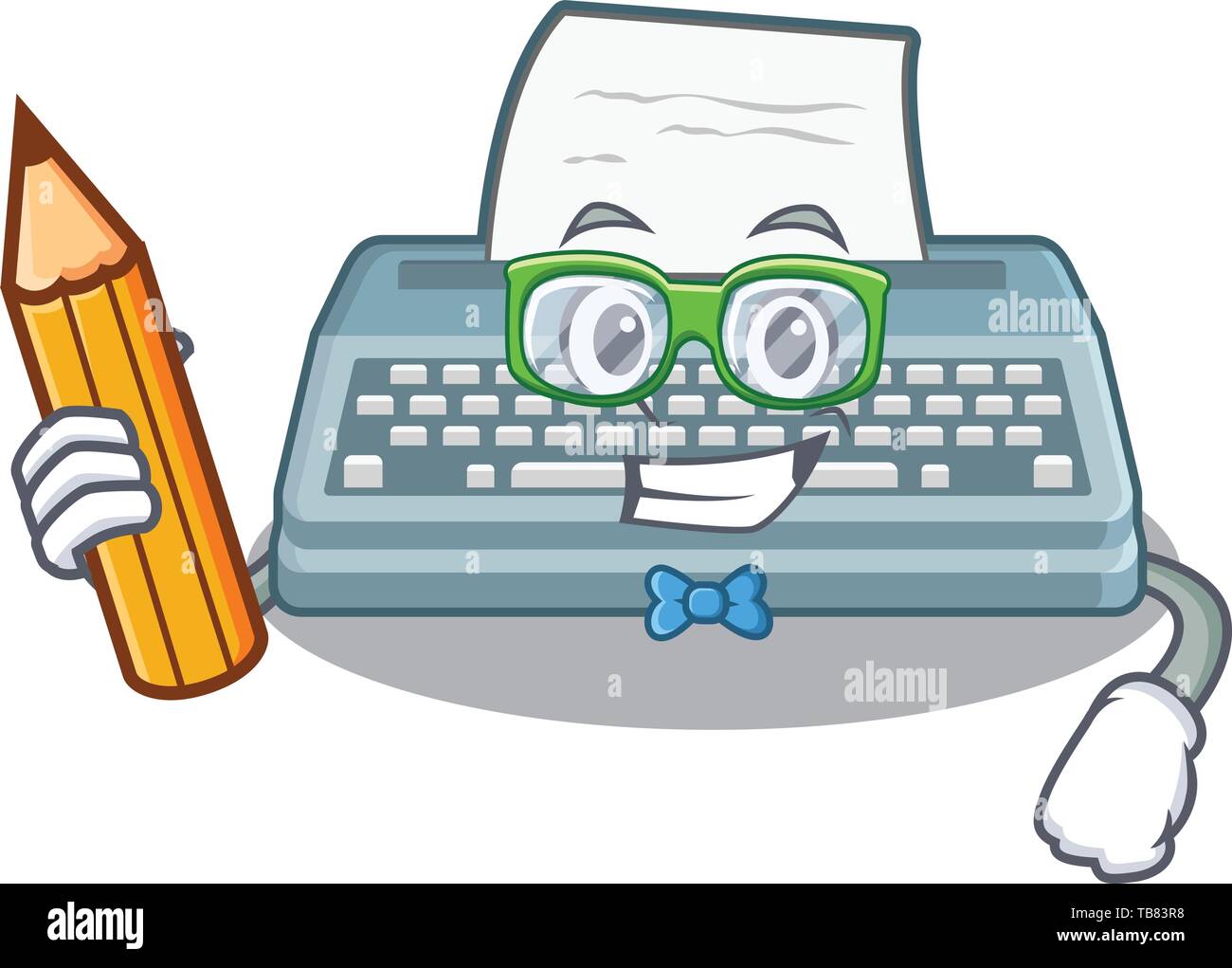 Student typewriter Stock Vector Images - Alamy