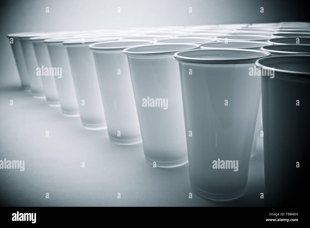 Large group of disposable plastic cups Stock Photo - Alamy
