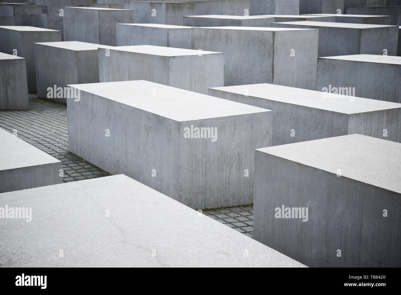 BERLIN, GERMANY - MARCH 23, 2016: View of the blocks that make up the ...