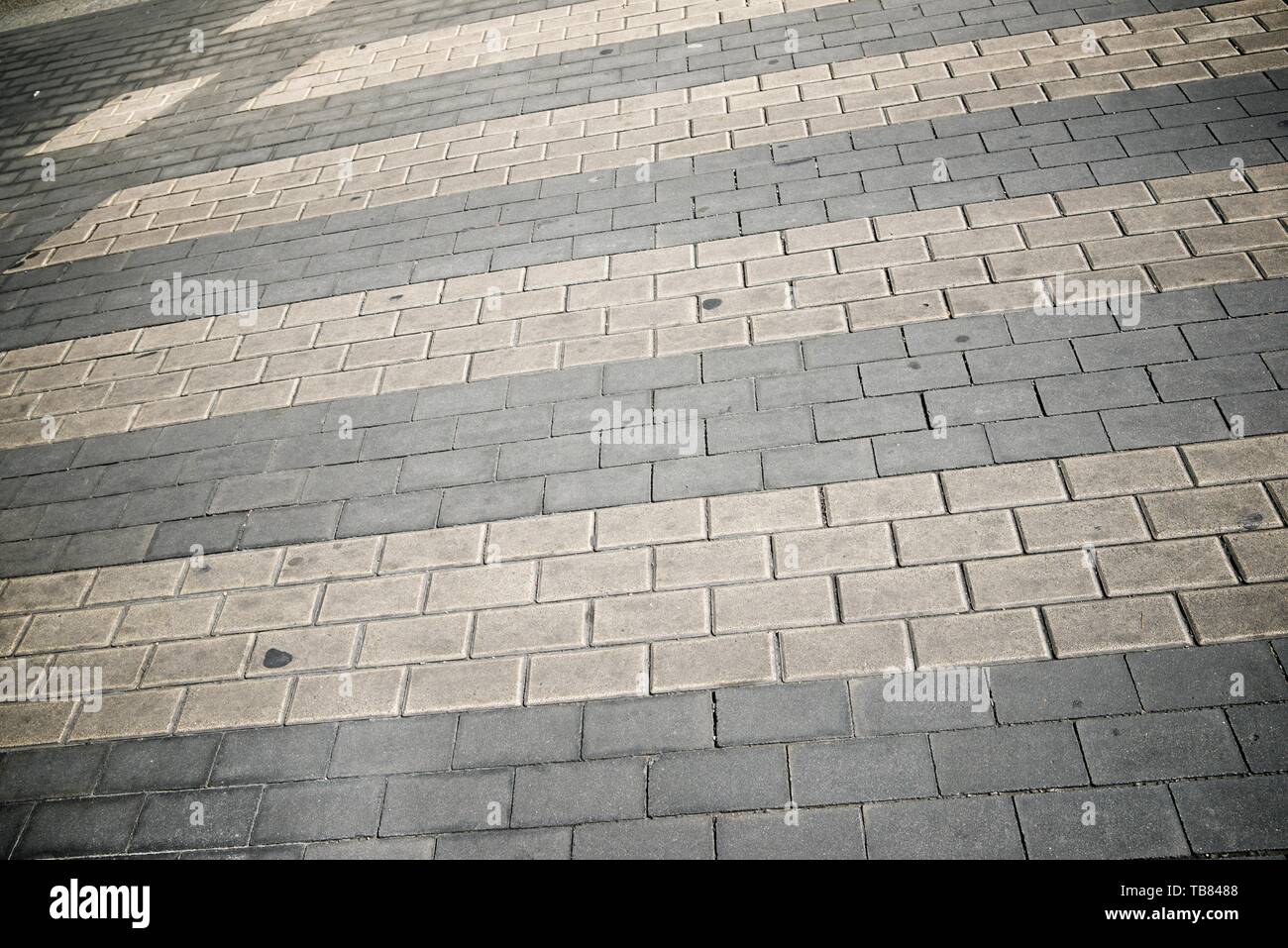 Zebra crossing in Zaragoza, Spain Stock Photo - Alamy