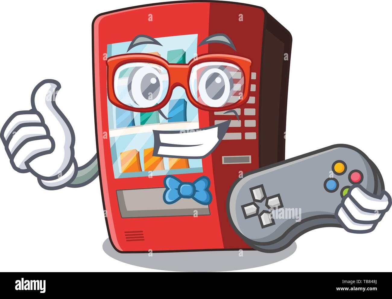 Gamer vending machine next to character door Stock Vector Image & Art ...