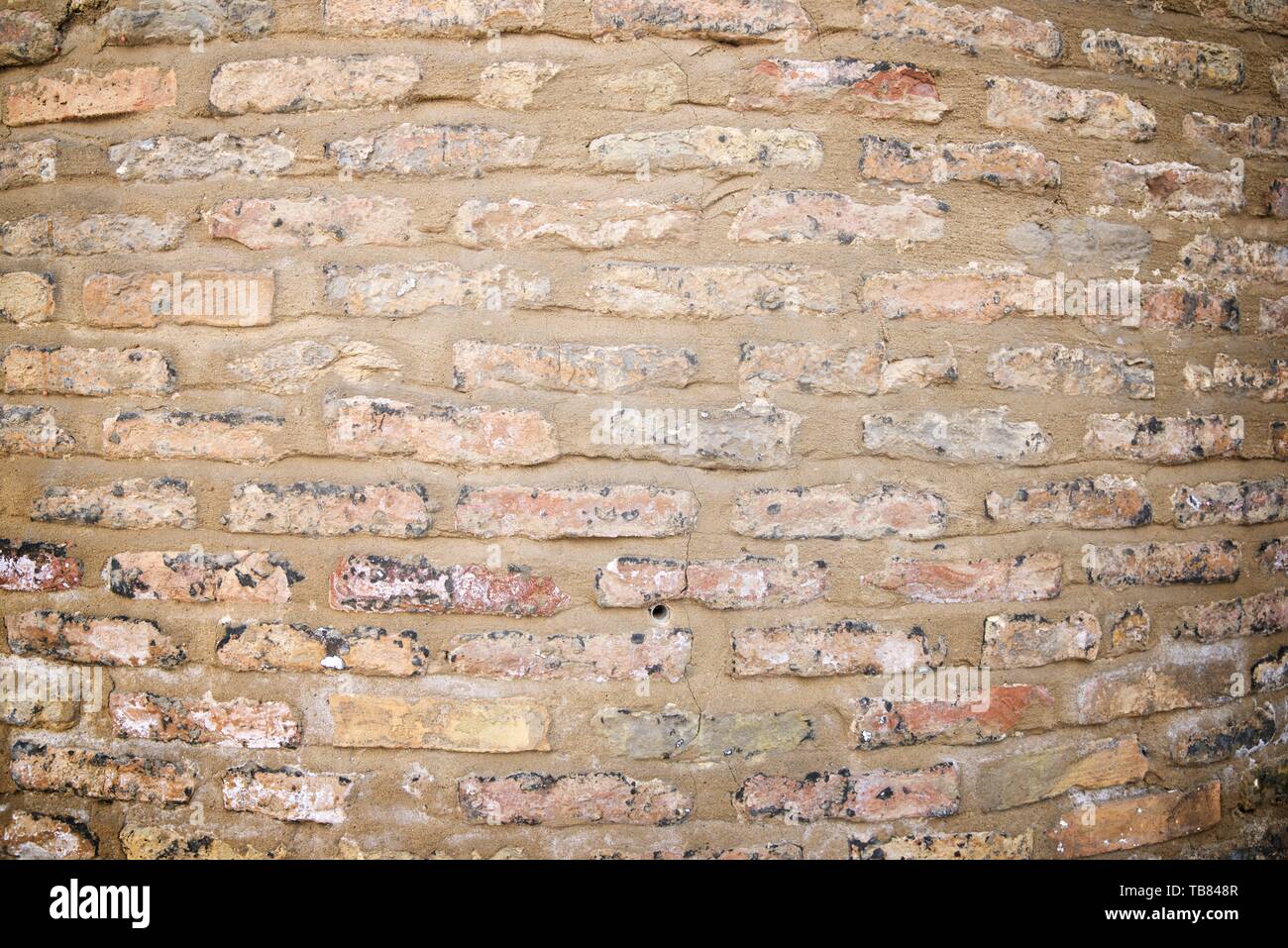 Brick wall background at high resolution in Spain Stock Photo - Alamy