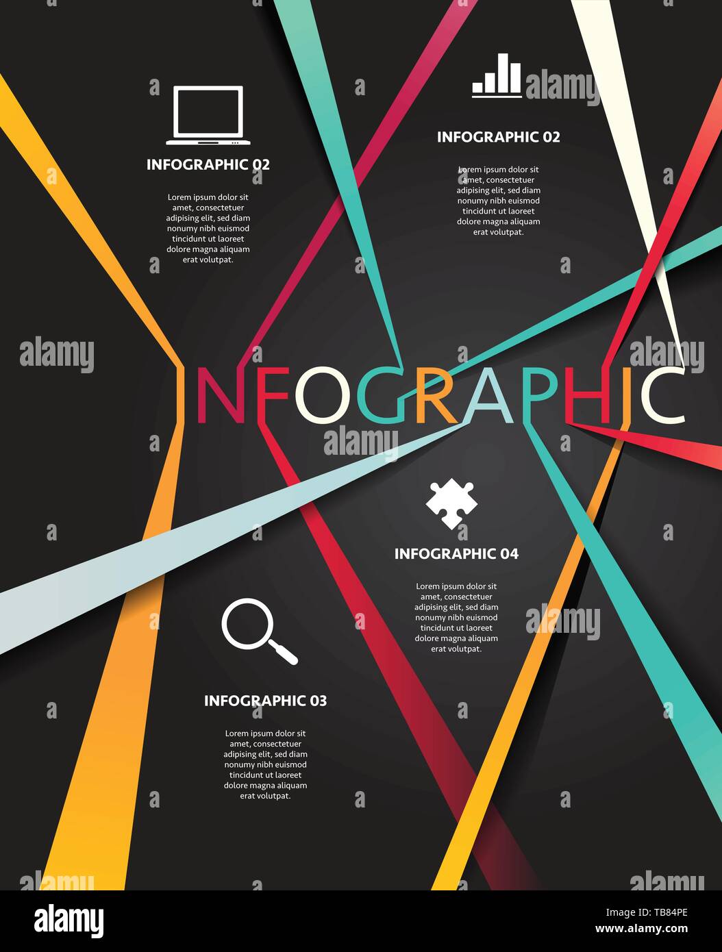Infographic of business connection line Stock Vector Image & Art - Alamy
