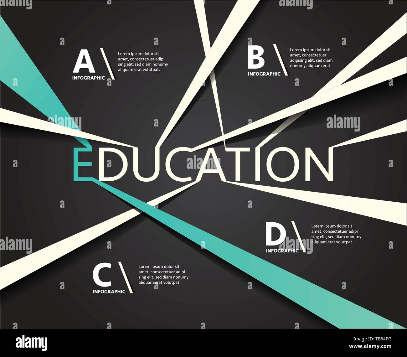 Infographic of Education connection line Stock Vector Image & Art - Alamy