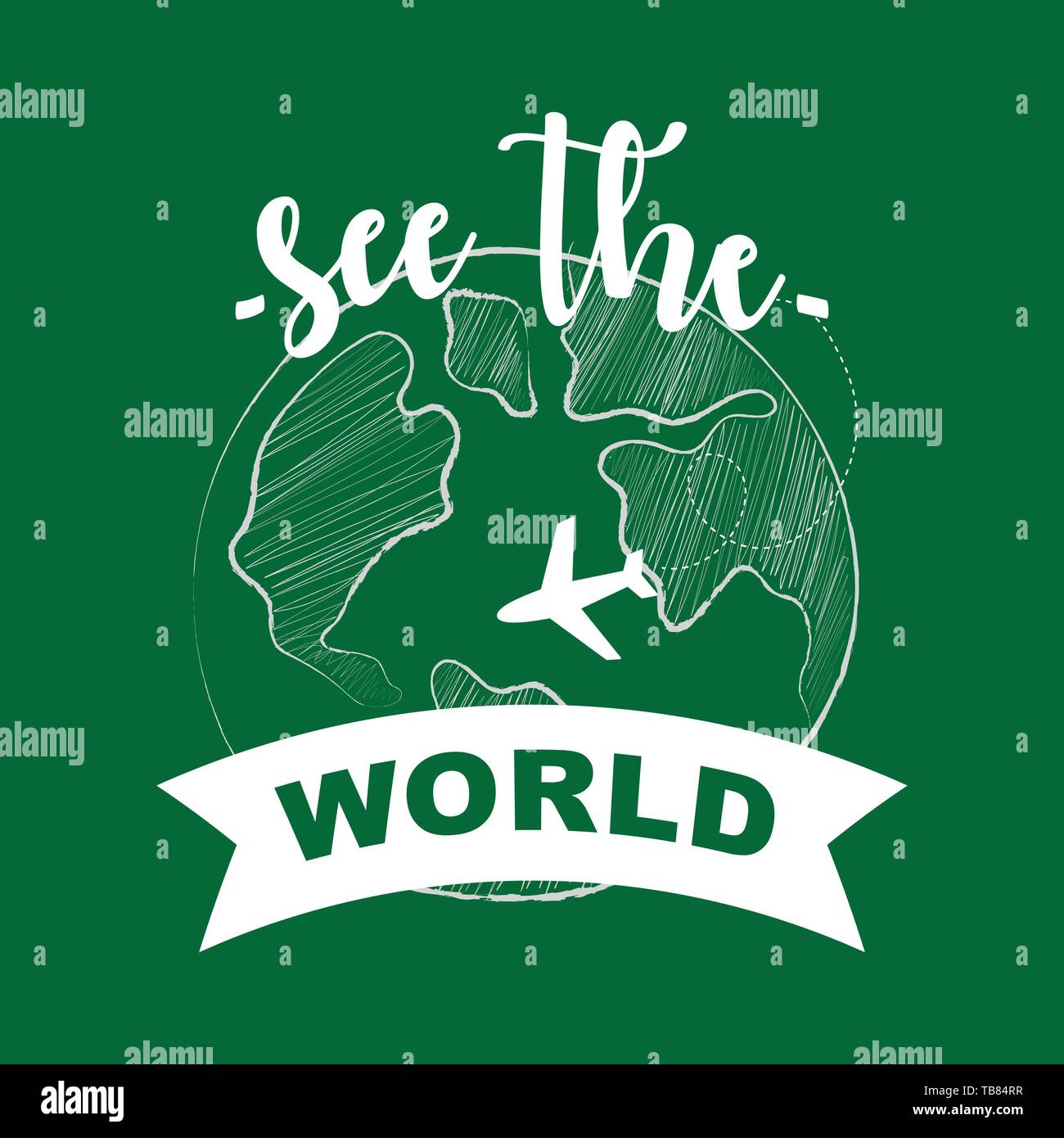 Drawing lines around the world Stock Vector Image & Art - Alamy