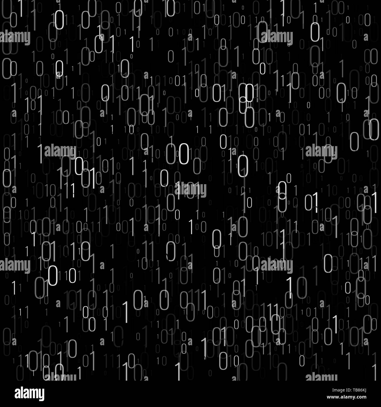 Binary Code Digital Technology Background Computer Data By 0 And 1 Algorithm Binary Data Code