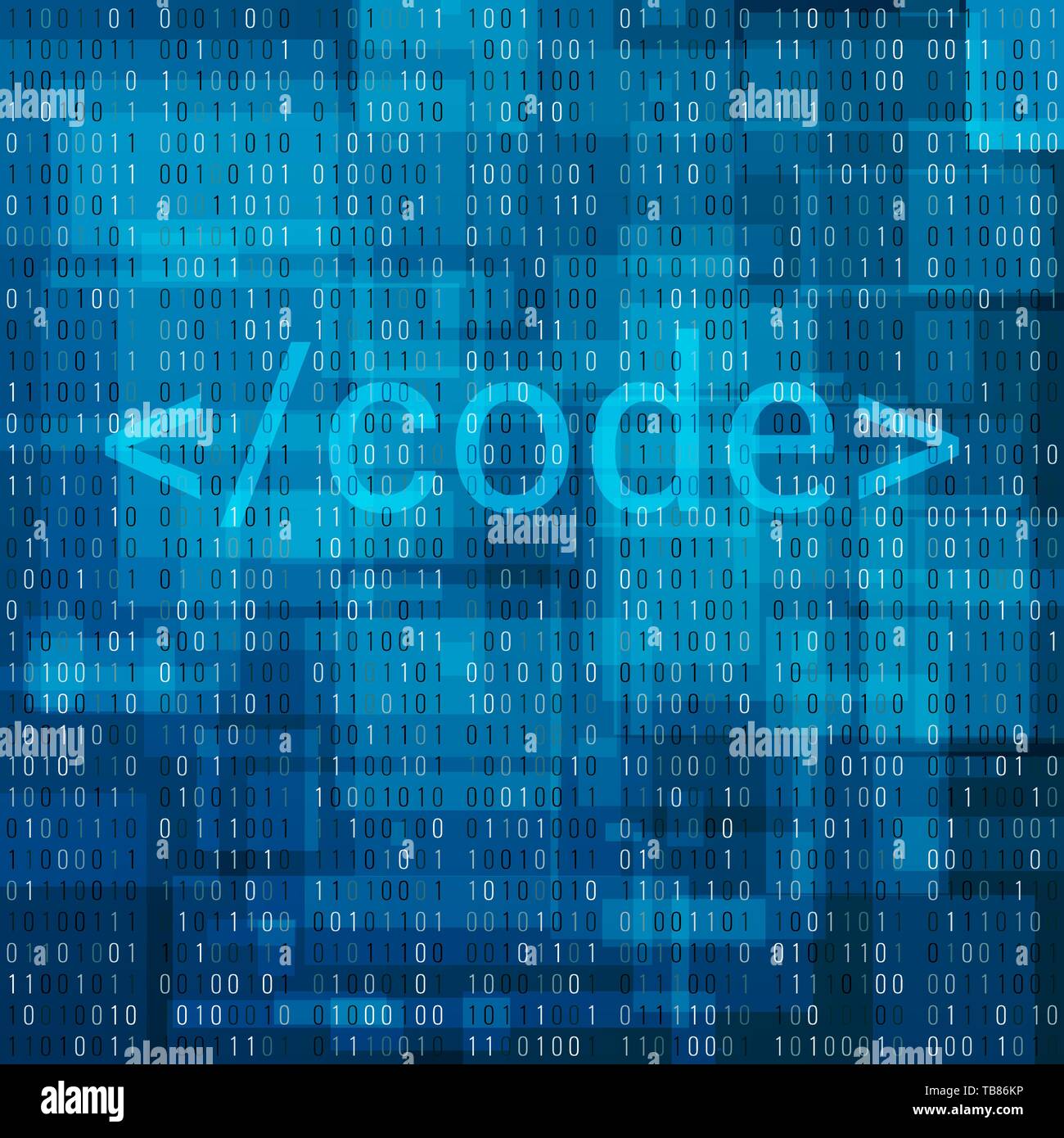 Binary Code Digital Technology Background Computer Data By 0 And 1 Algorithm Binary Data Code