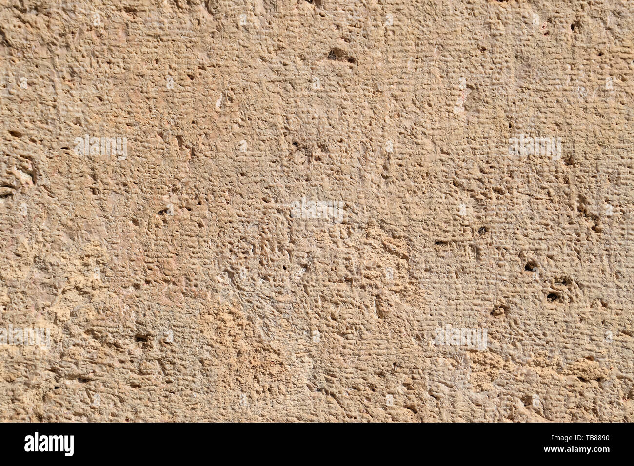 Texture of processed ancient marble block. Traces of ancient tools on ...