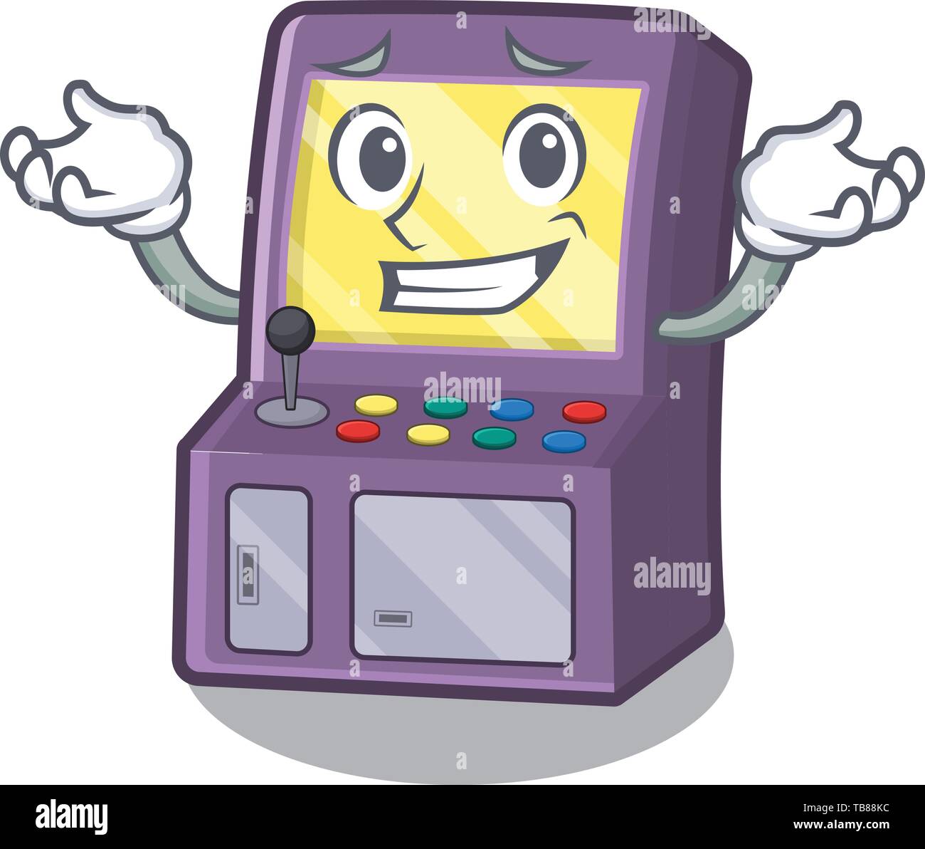 Coin push arcade game Stock Vector Images - Alamy