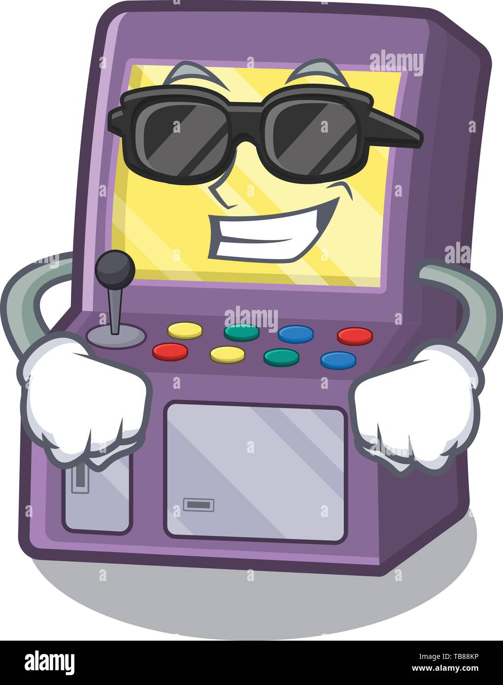 Coin push arcade machine Stock Vector Images - Alamy