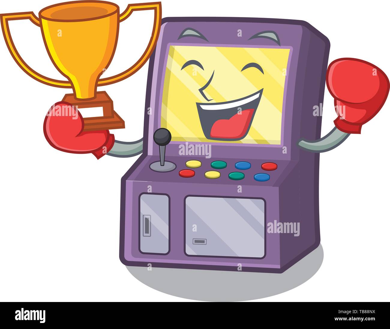Boxing arcade Stock Vector Images - Alamy