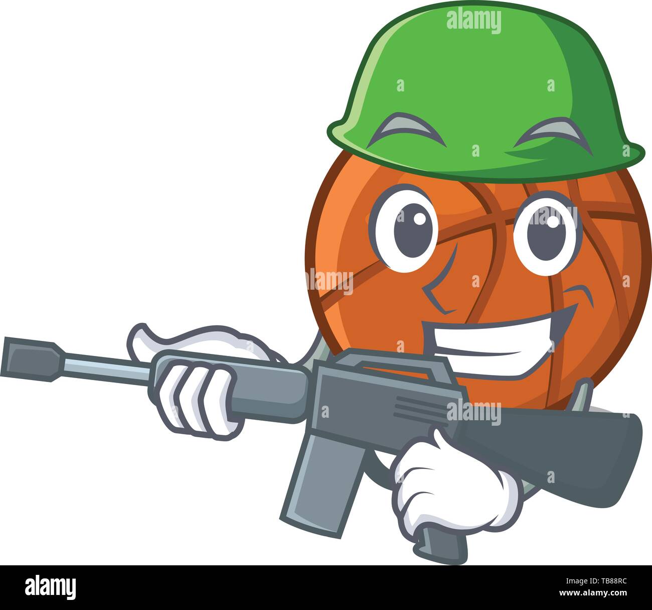 Army basket ball in the character shape Stock Vector Image & Art - Alamy