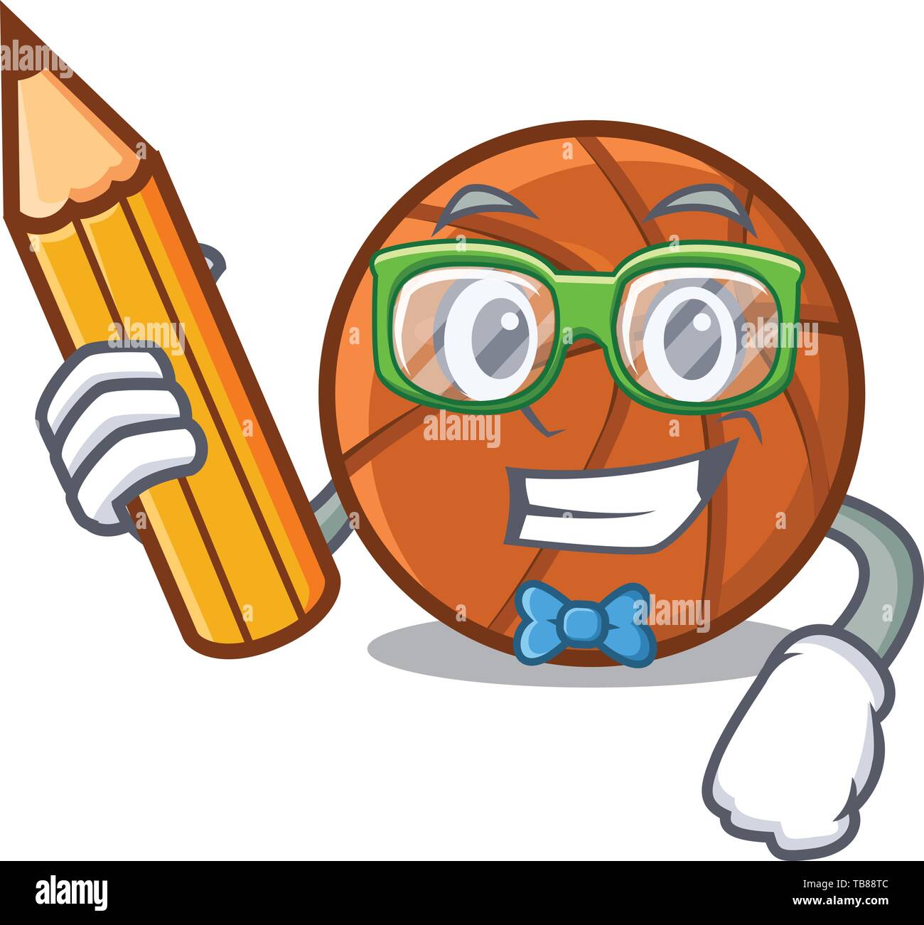 Student basket ball above the cartoon table Stock Vector Image & Art ...