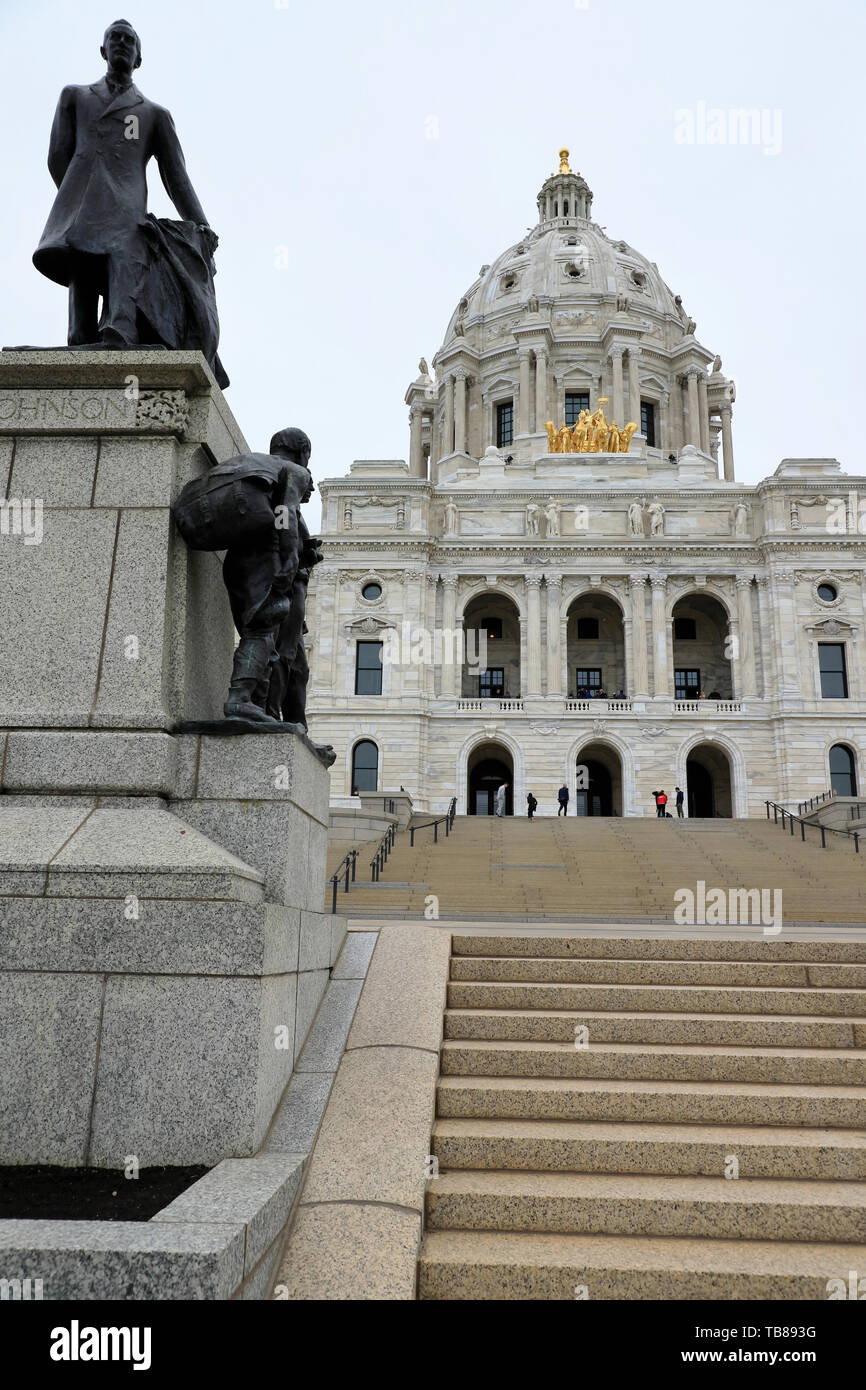Minnesota State Capitol.Saint Paul.Minnesota.USA Stock Photo - Alamy