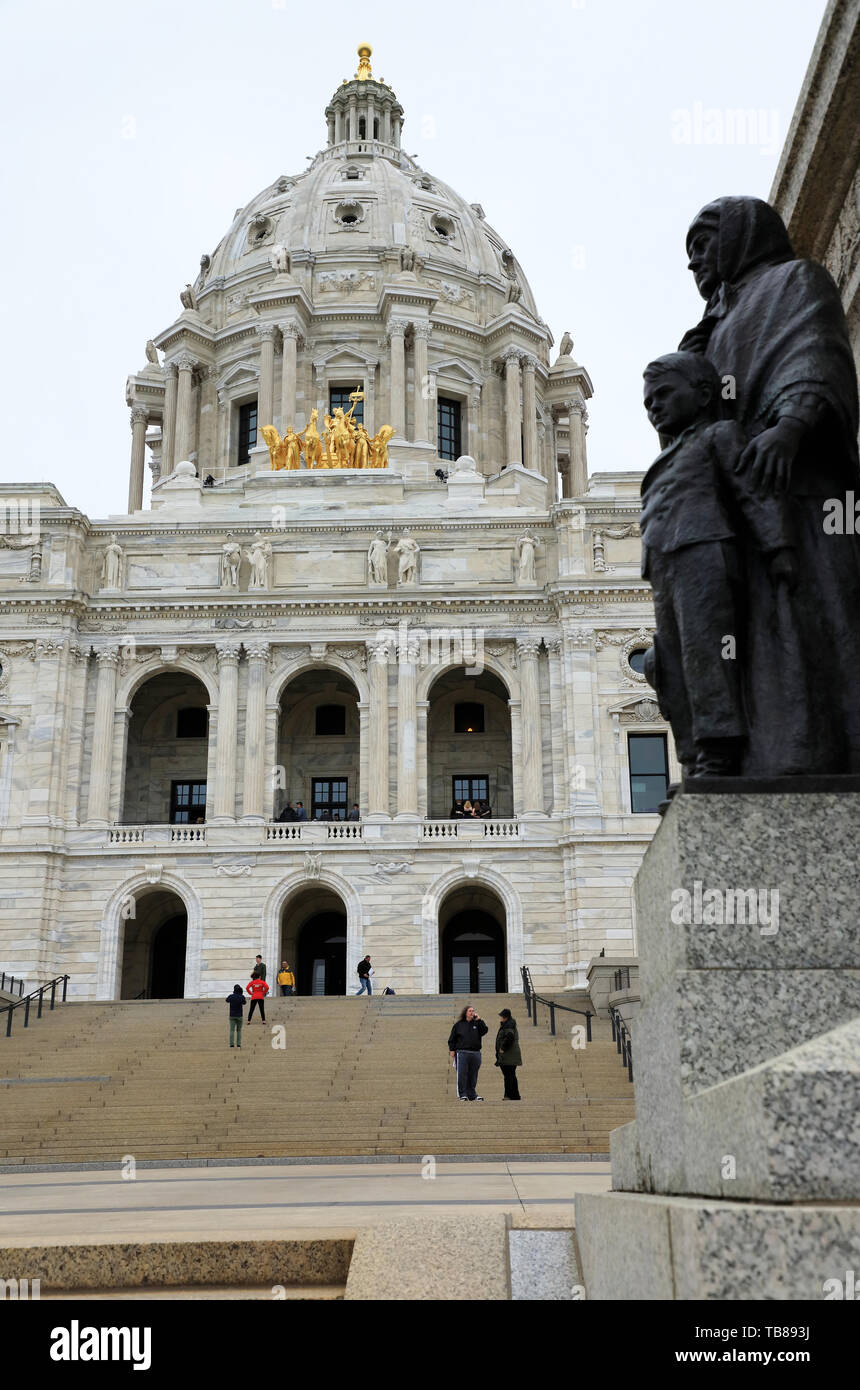Minnesota State Capitol.Saint Paul.Minnesota.USA Stock Photo - Alamy