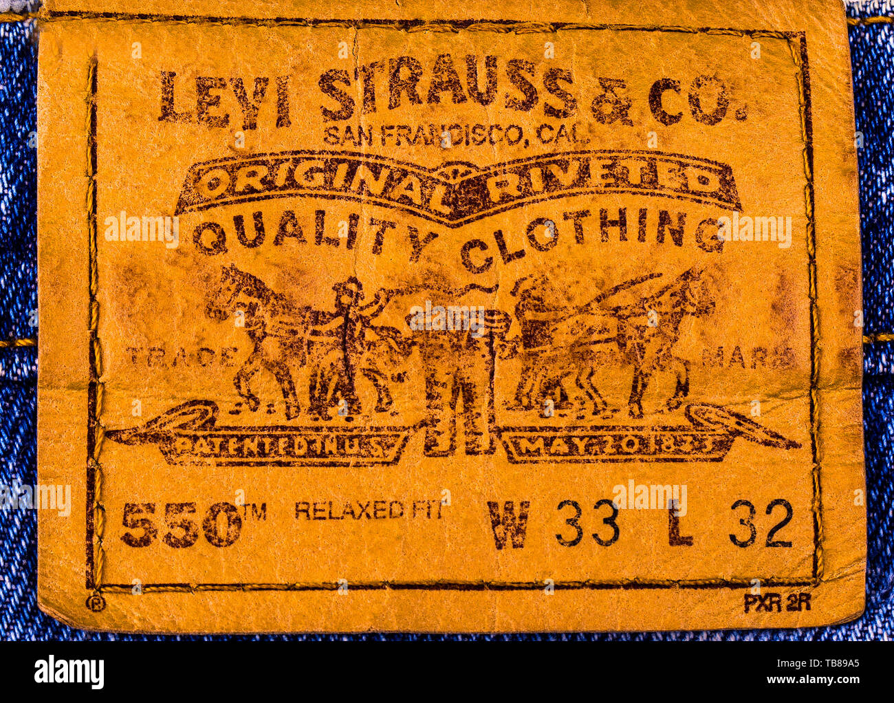 Levis texture pattern hi-res stock photography and images - Alamy