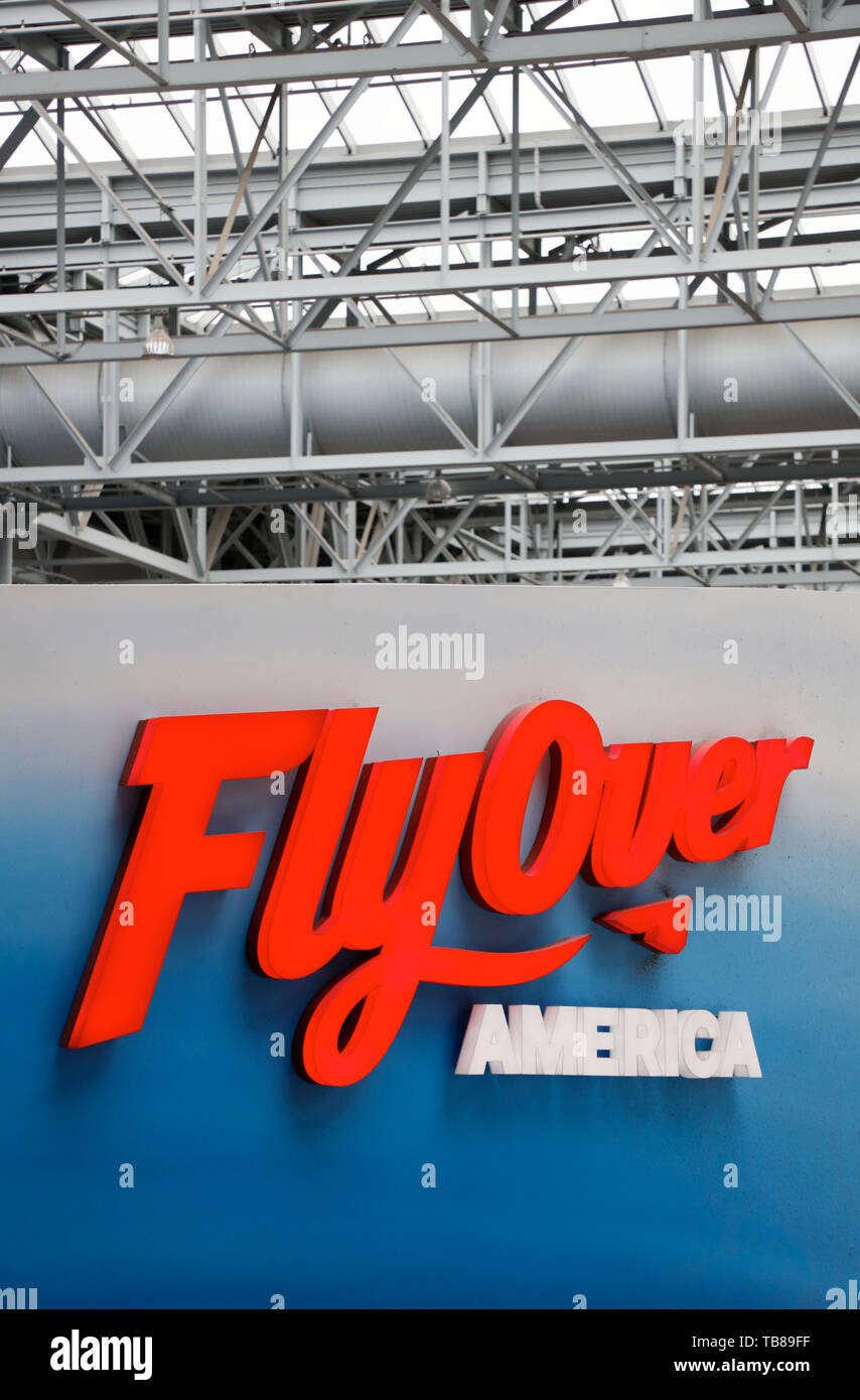 Fly Over America ride in Mall of America.Bloomington.Minnesota.USA ...