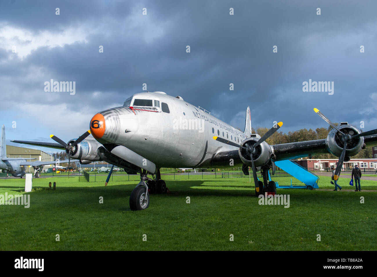 Computer simulation of airplane flight hi-res stock photography and ...