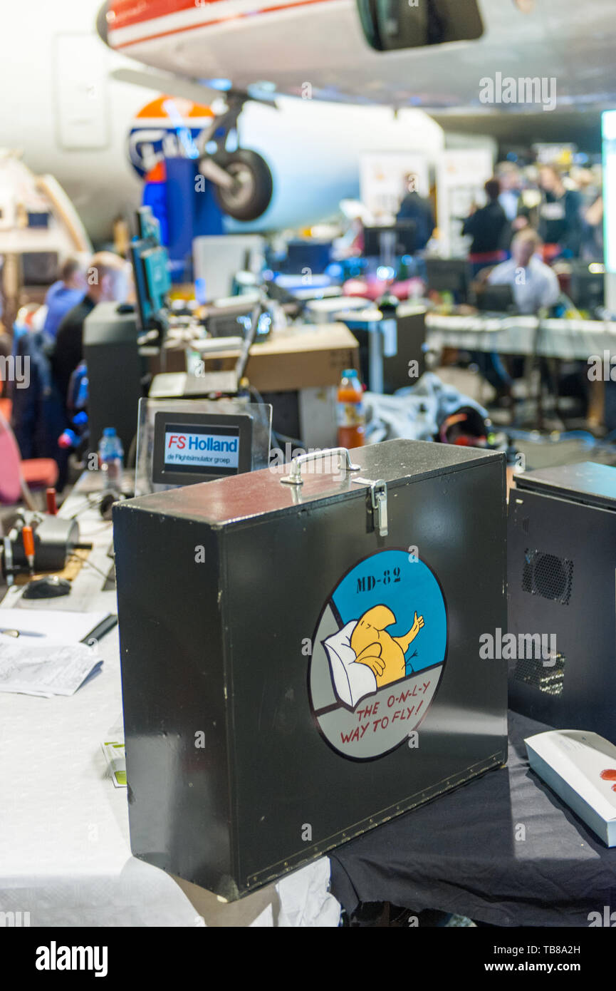 FSWeekend Flightsimulation exhibit 2013 Stock Photo - Alamy