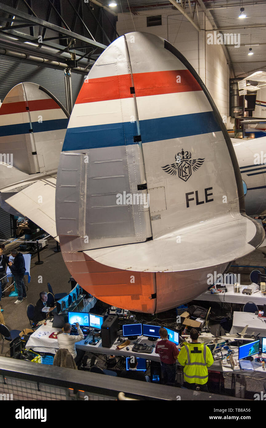 Computer simulation of airplane flight hi-res stock photography and ...