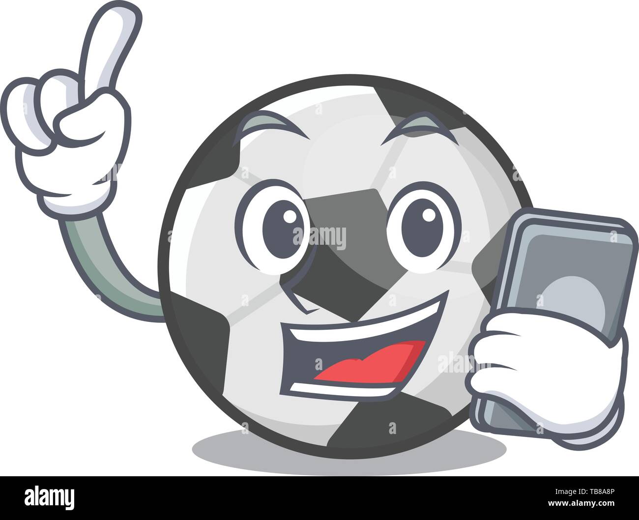 Modern football phone Stock Vector Images - Alamy