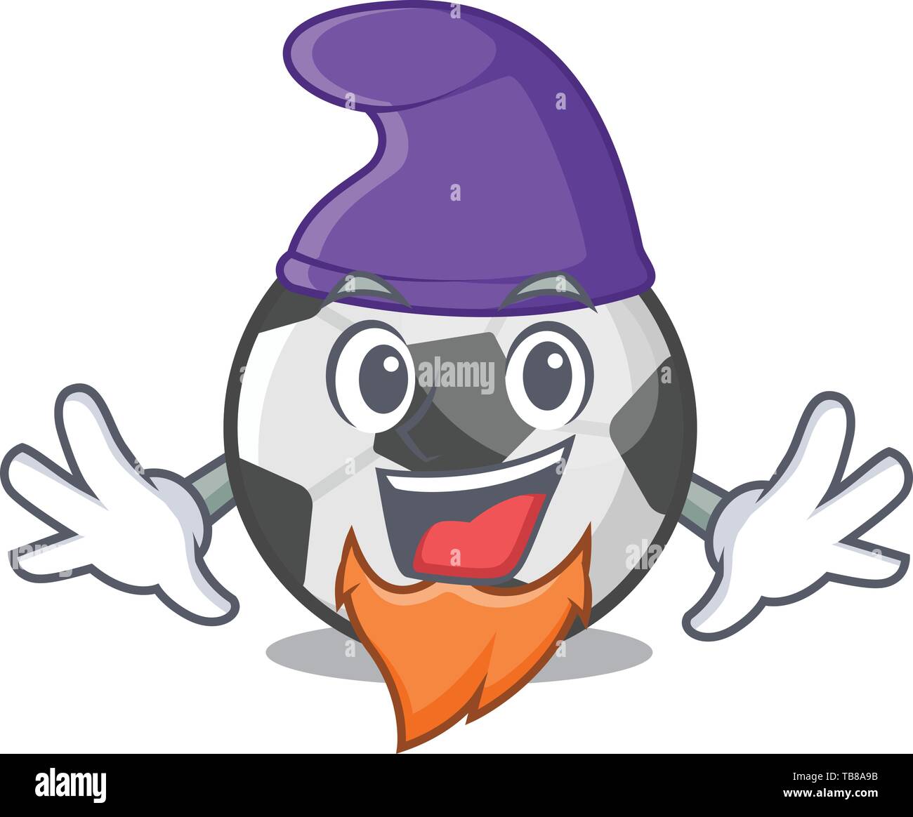 Elf soccer ball in the cartoon shape Stock Vector Image & Art - Alamy