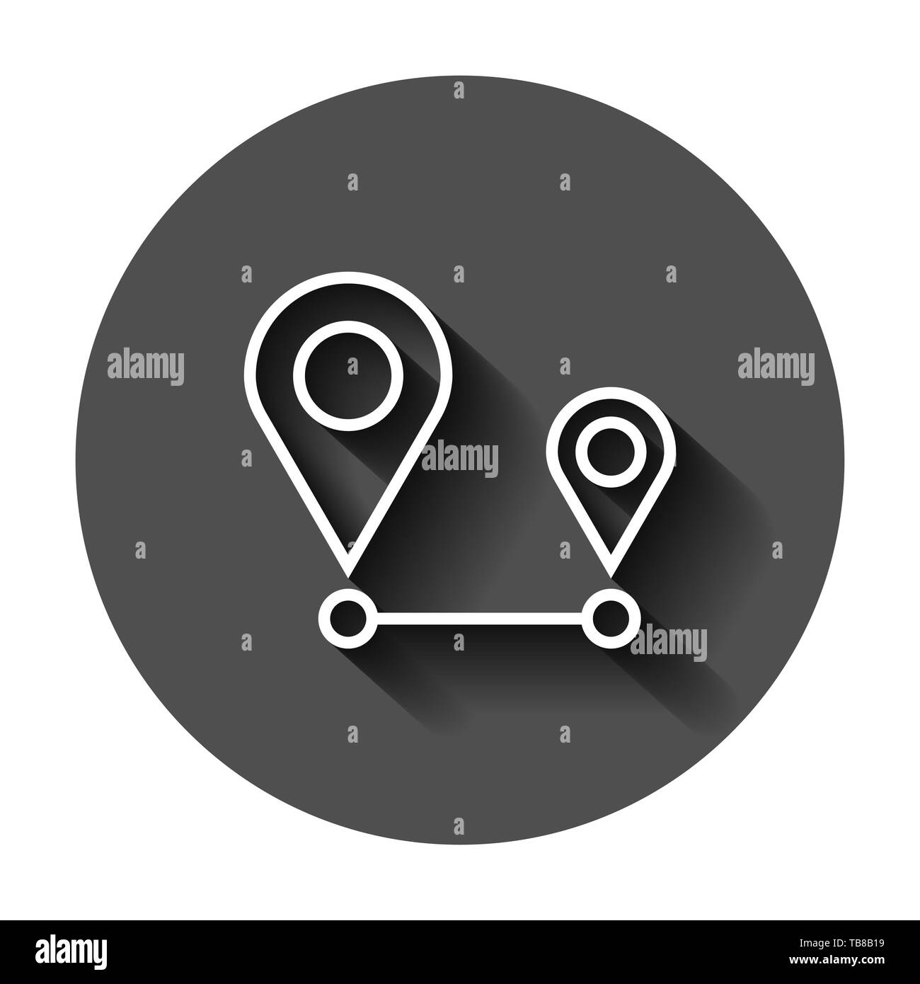 Long distance walk Stock Vector Images - Alamy