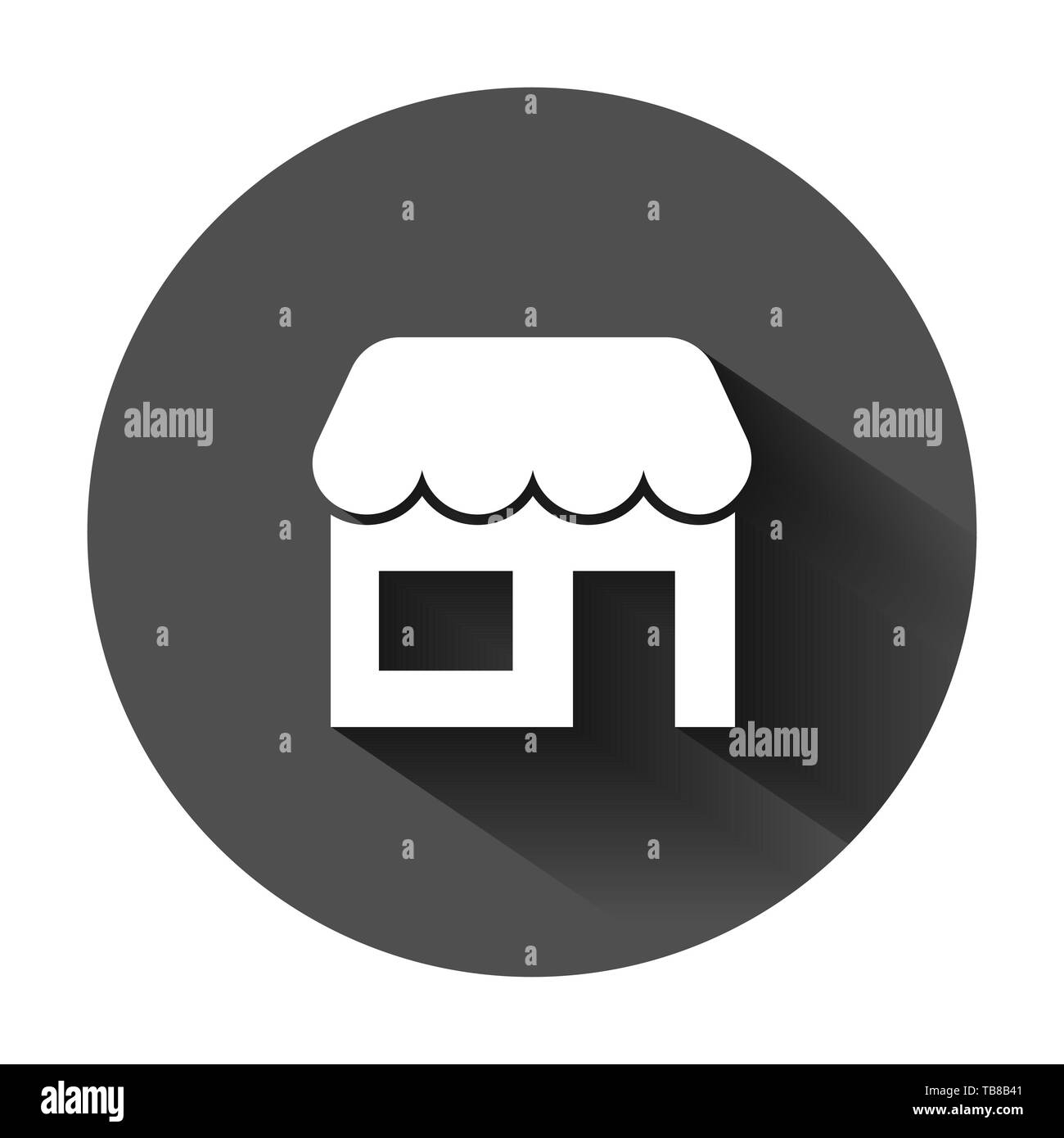 Sticker on shop window Stock Vector Images - Alamy