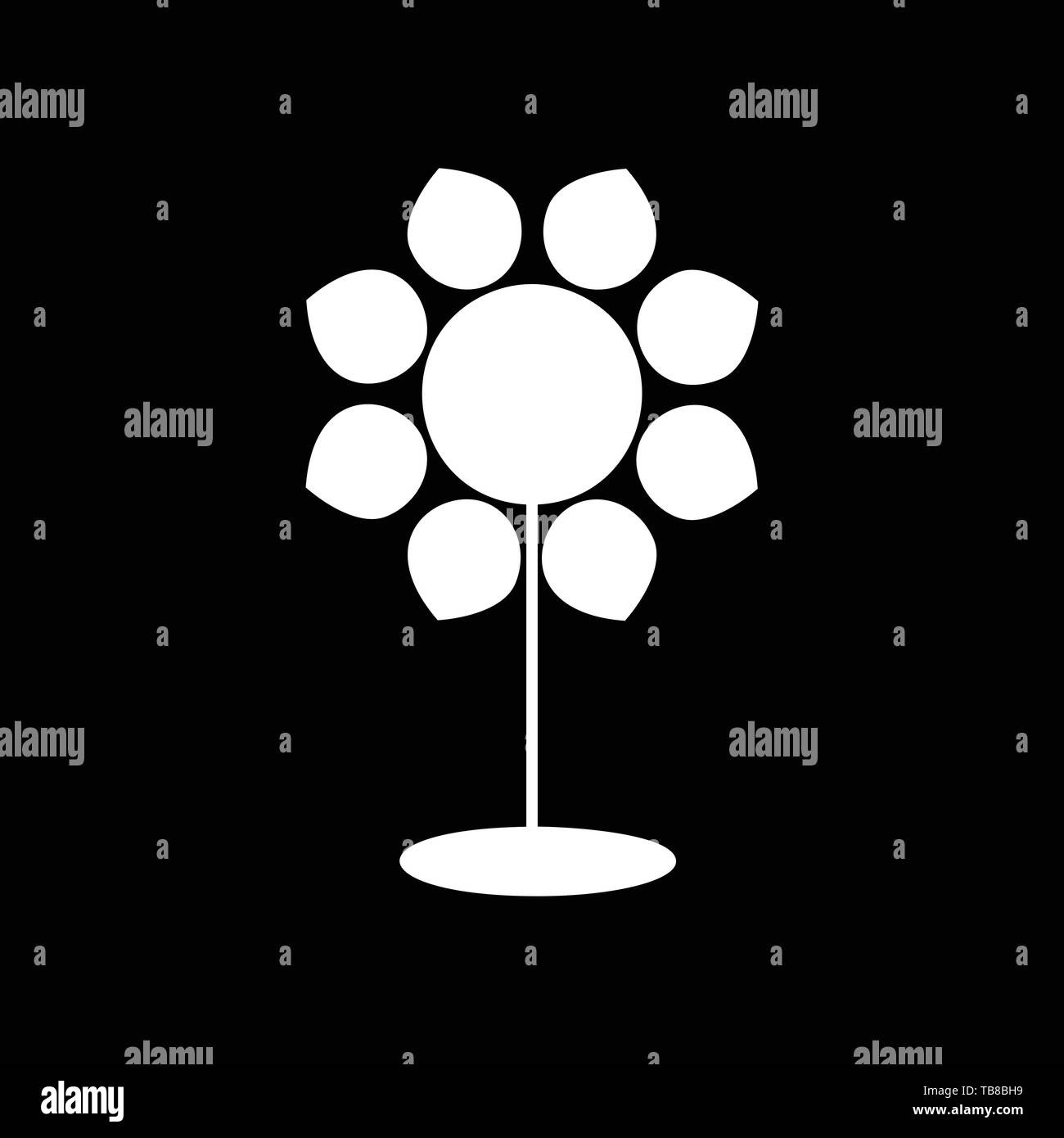Flower sign Stock Vector Images - Alamy