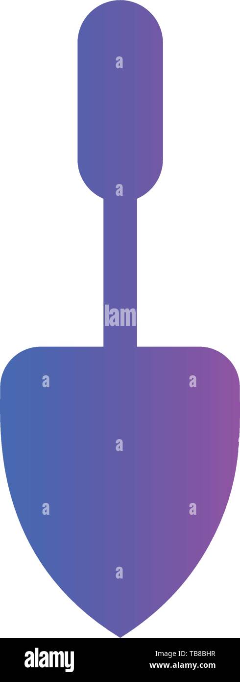 Garden trowel icon in flat style - vector Stock Vector Image & Art - Alamy