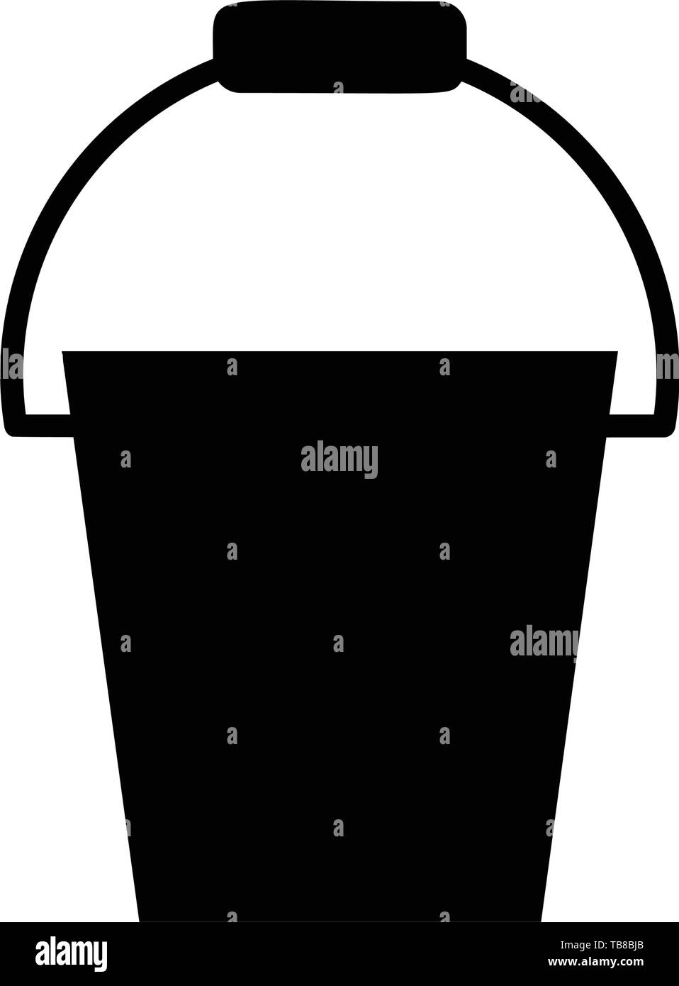 Garden water bucket icon vector - water bucket Stock Vector Image & Art ...
