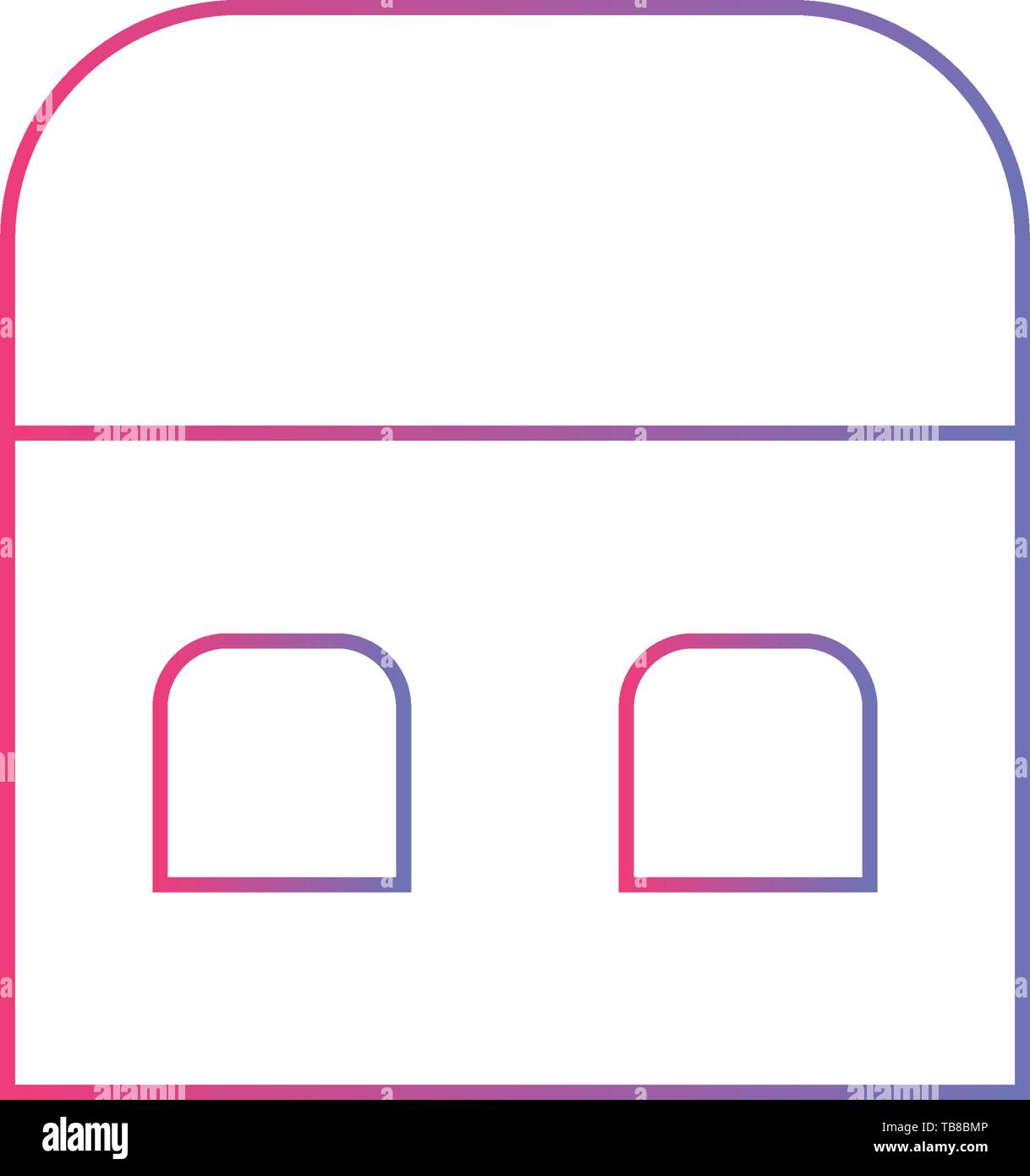 Home icon - House sign vector - outline Stock Vector Image & Art - Alamy