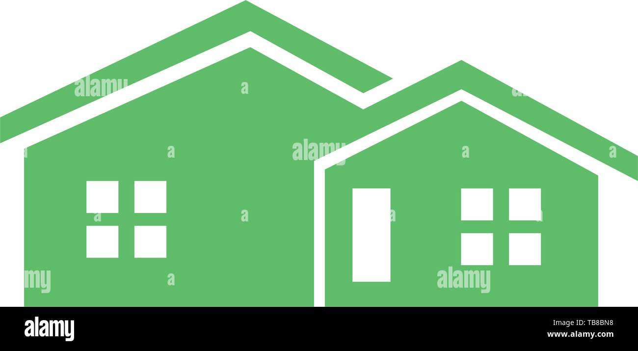 Home icon - House sign vector - Flat Stock Vector Image & Art - Alamy