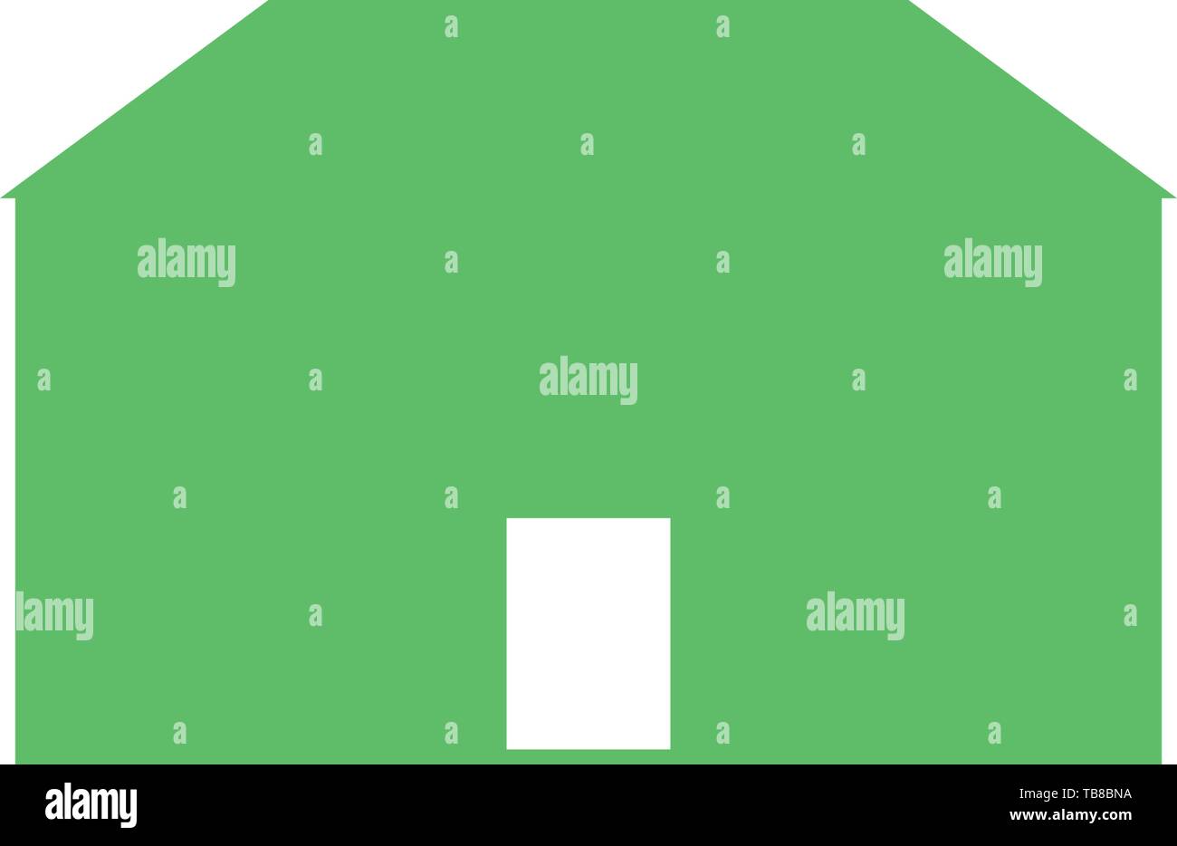 Home icon - House sign vector - Flat Stock Vector Image & Art - Alamy