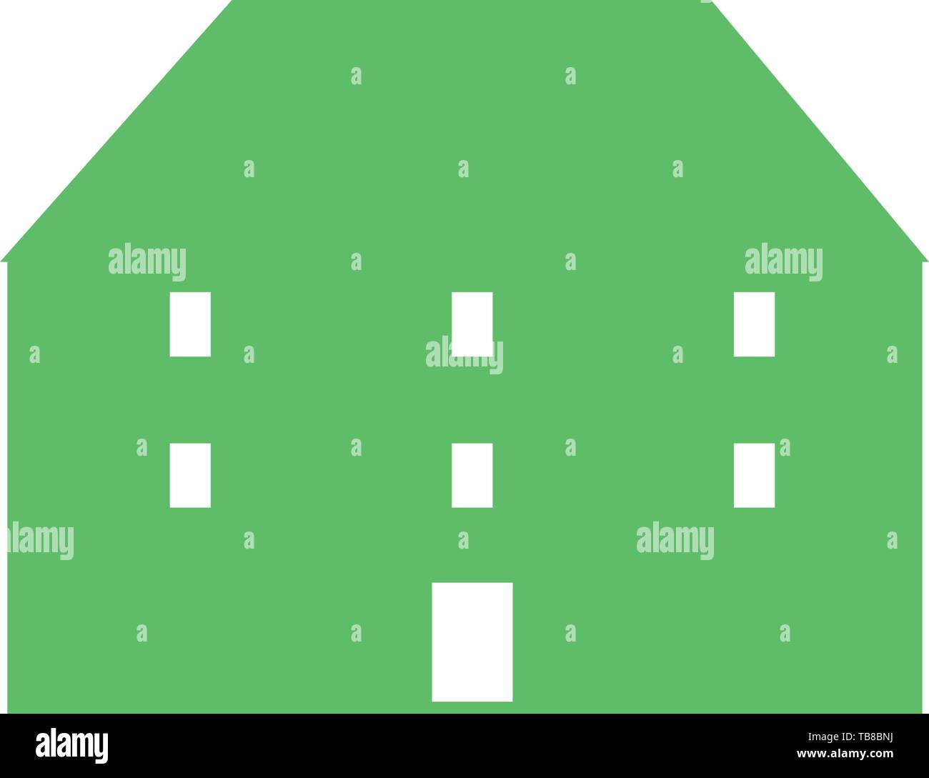 Home icon - House sign vector - Flat Stock Vector Image & Art - Alamy