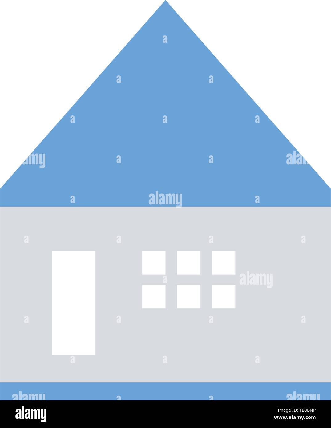 Home icon - House sign vector - Flat Stock Vector Image & Art - Alamy