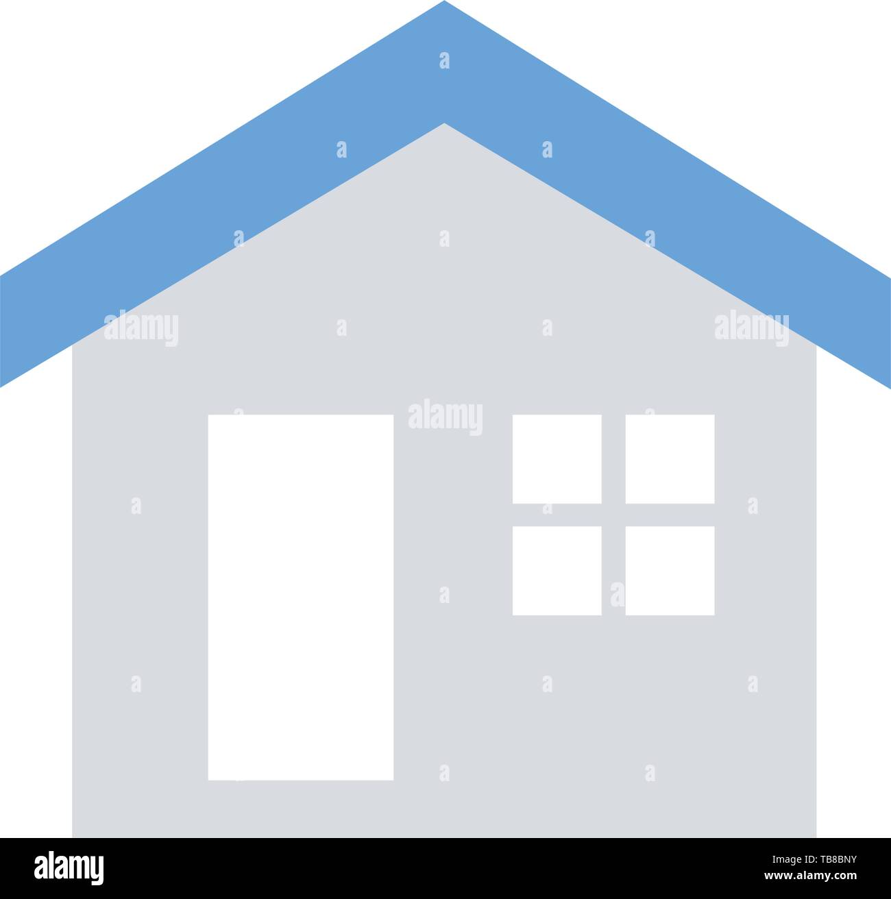 Home icon - House sign vector - Flat Stock Vector Image & Art - Alamy