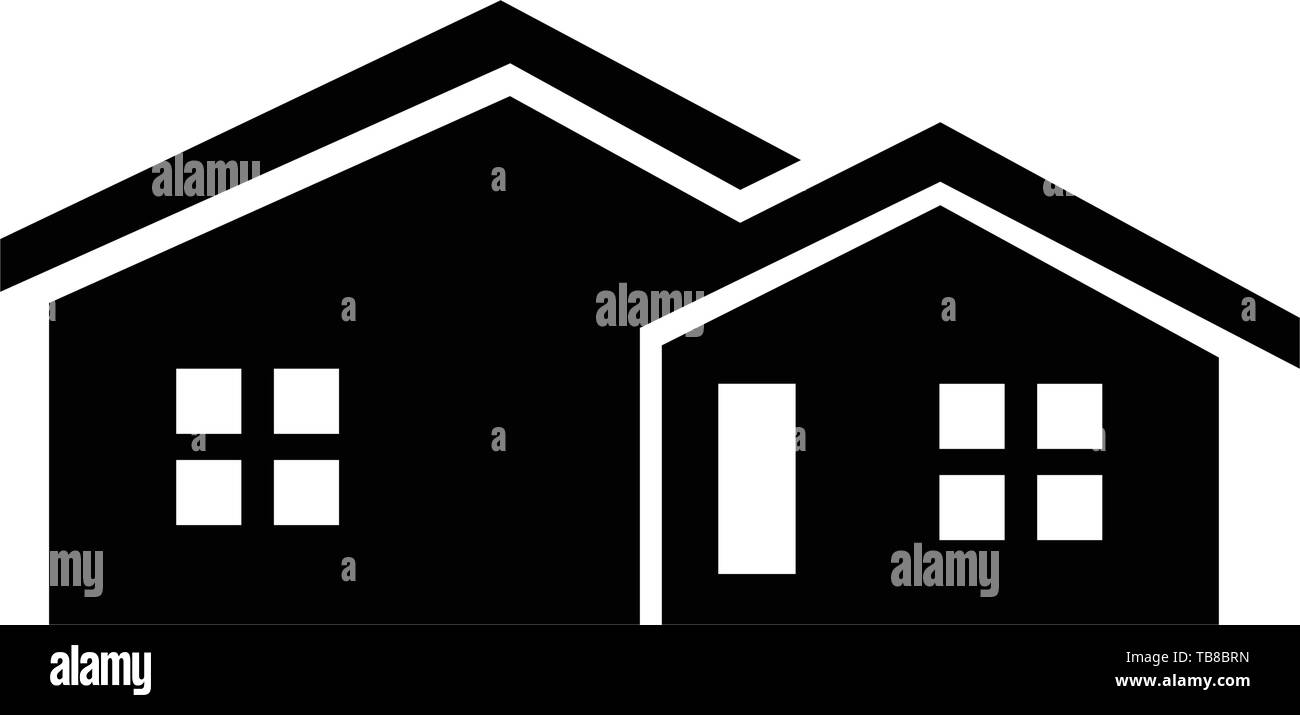 Home icon - House sign vector - Flat Stock Vector Image & Art - Alamy
