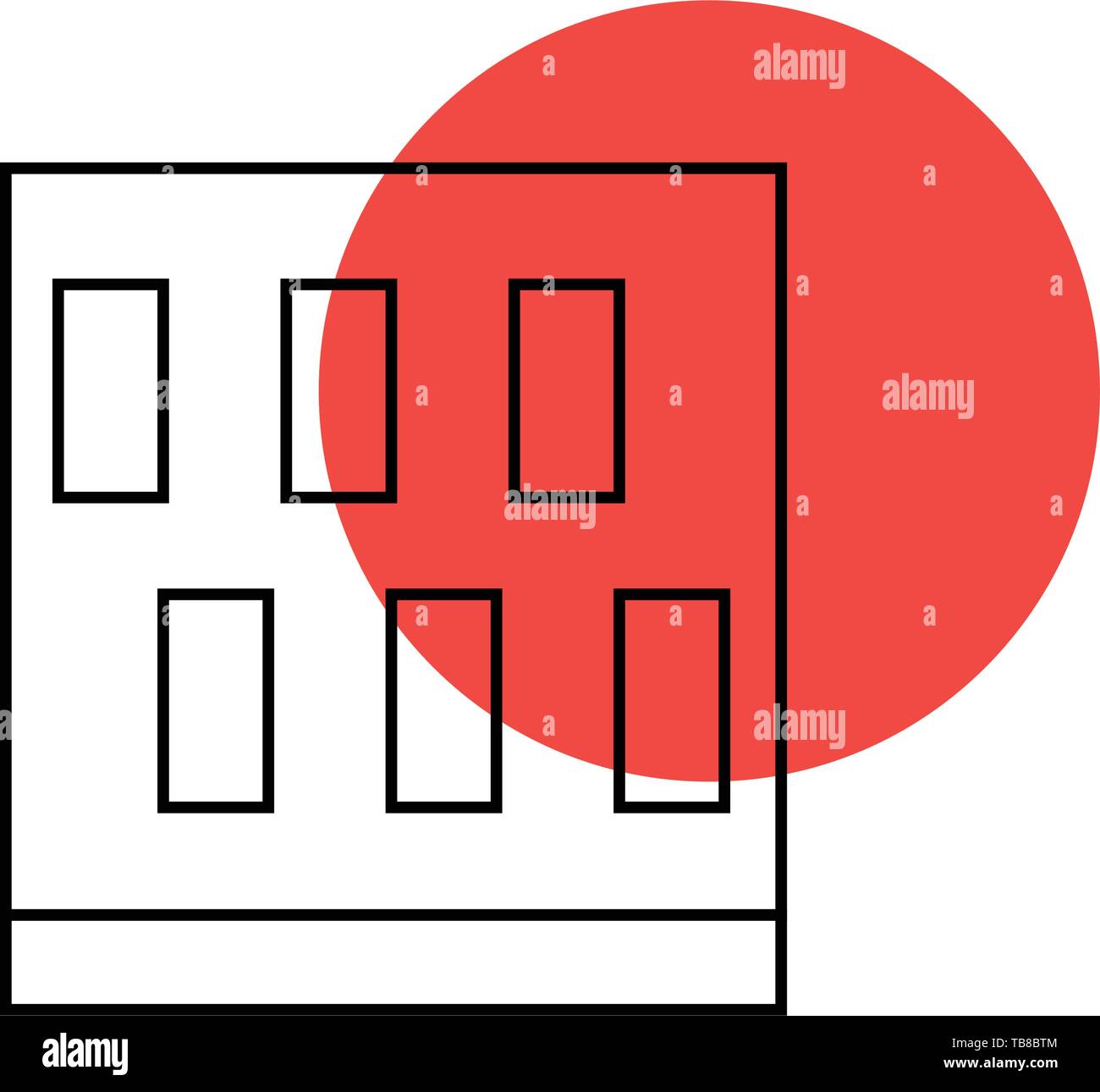 Home icon - House sign vector - outline Stock Vector Image & Art - Alamy