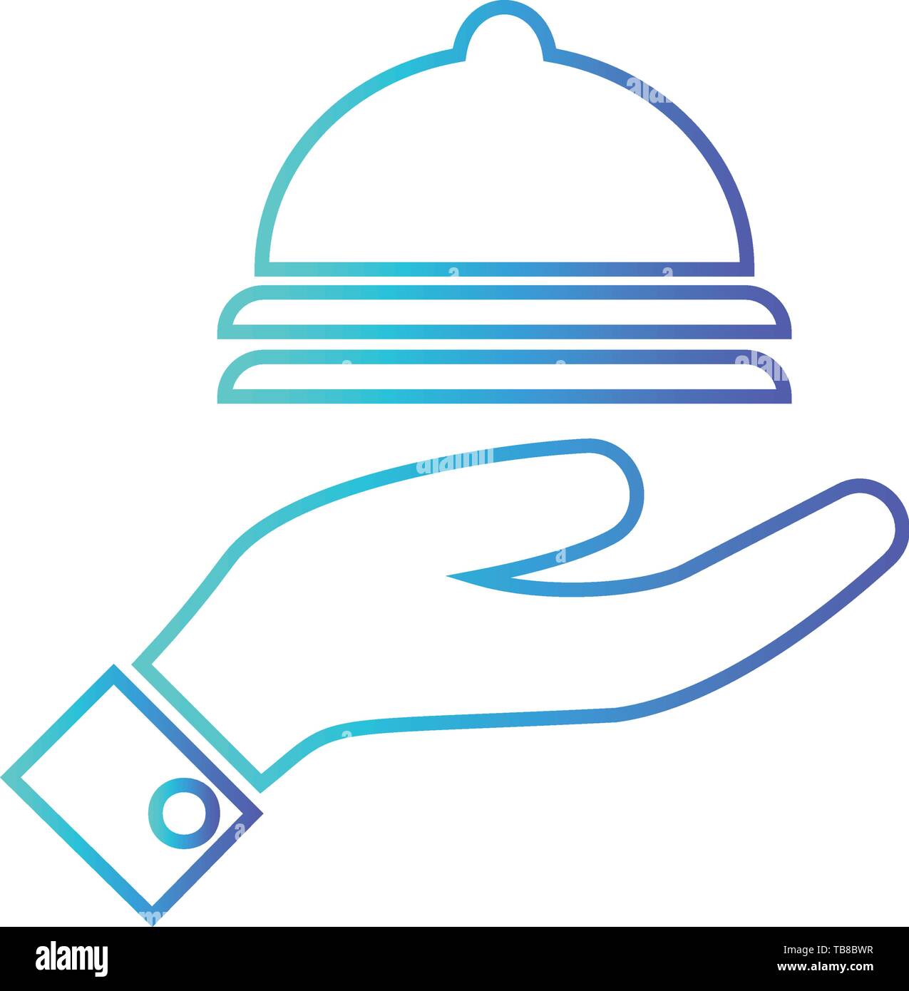 Serve food icon - vector Stock Vector Image & Art - Alamy