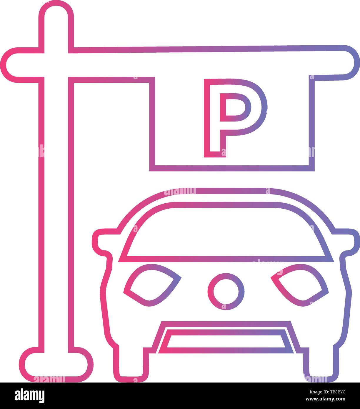Car parking vector sign icon Stock Vector Image & Art - Alamy