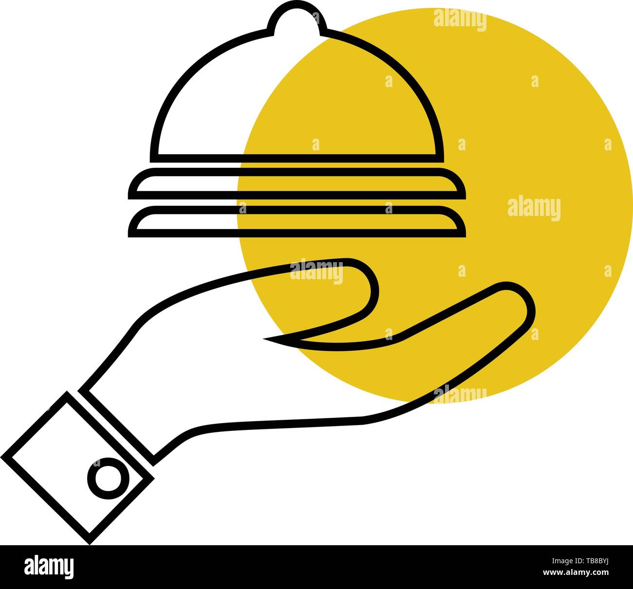 Serve food icon - vector Stock Vector Image & Art - Alamy