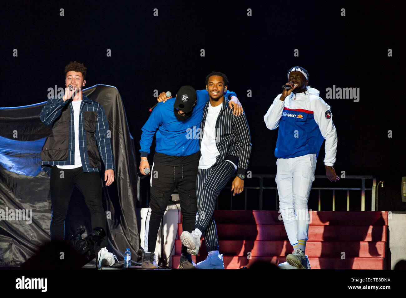 Liverpool, UK. 30th May 2019. British R&B Group, and 2017 X Factor ...
