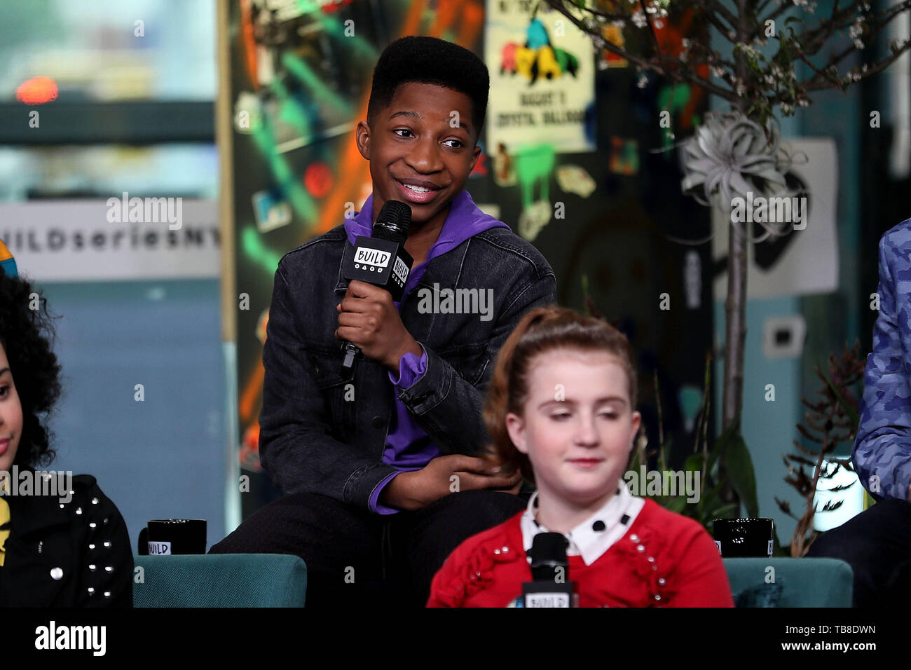 New York, USA. 30 May, 2019. Lex Lumpkin at the BUILD Series with the ...