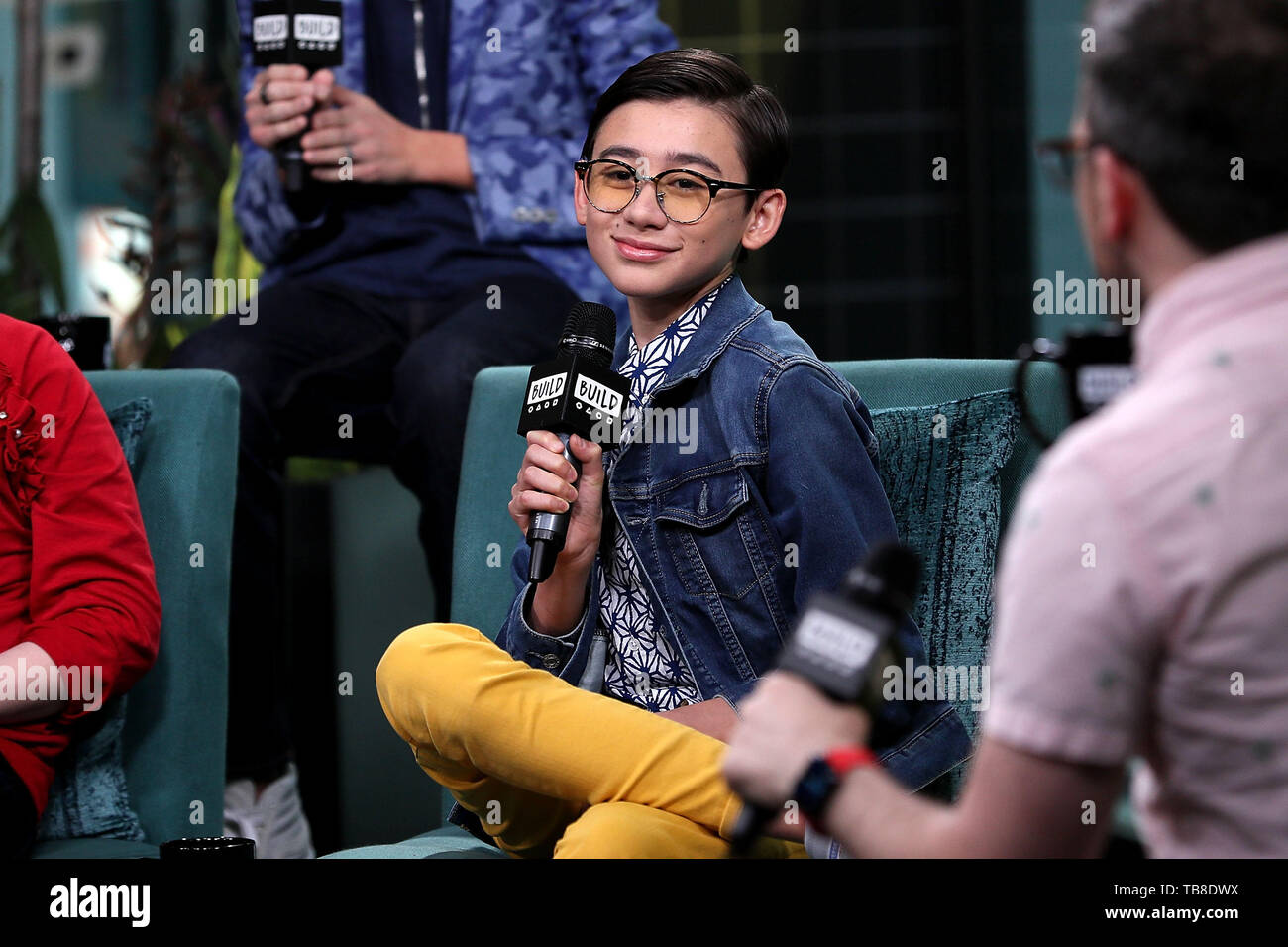 New York, USA. 30 May, 2019. Ryan Alessi at the BUILD Series with the ...