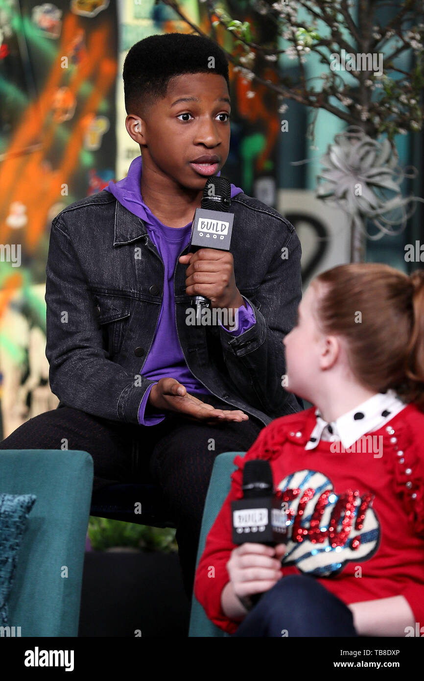 New York, USA. 30 May, 2019. Lex Lumpkin at the BUILD Series with the ...