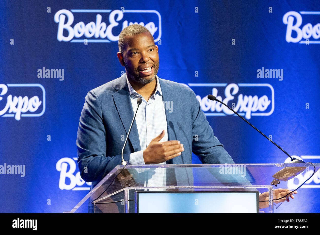 New York, NY, USA. 30th May, 2019. TA-NEHISI COATES speaking at ...
